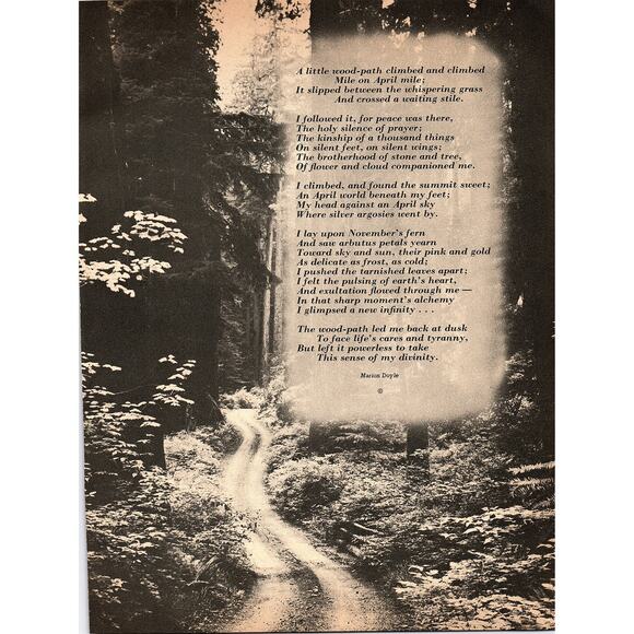 None and/or Unknown | Other | Mile On April Mile Marion Doyle 95s Poem ...